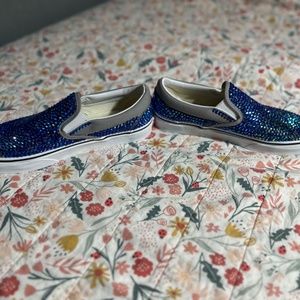 Vans | Shoes | Custom Rhinestone Vans | Poshmark